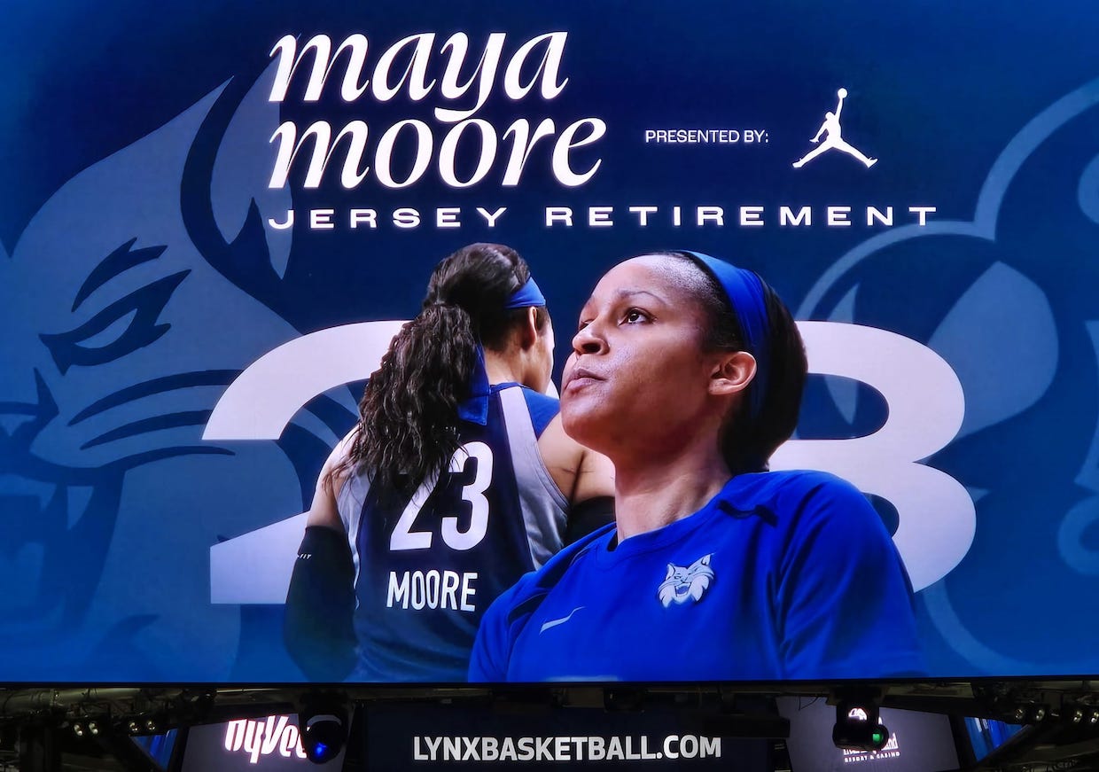Raising the Roof, Retiring Maya Moore’s Jersey, Reveling in Women’s ...